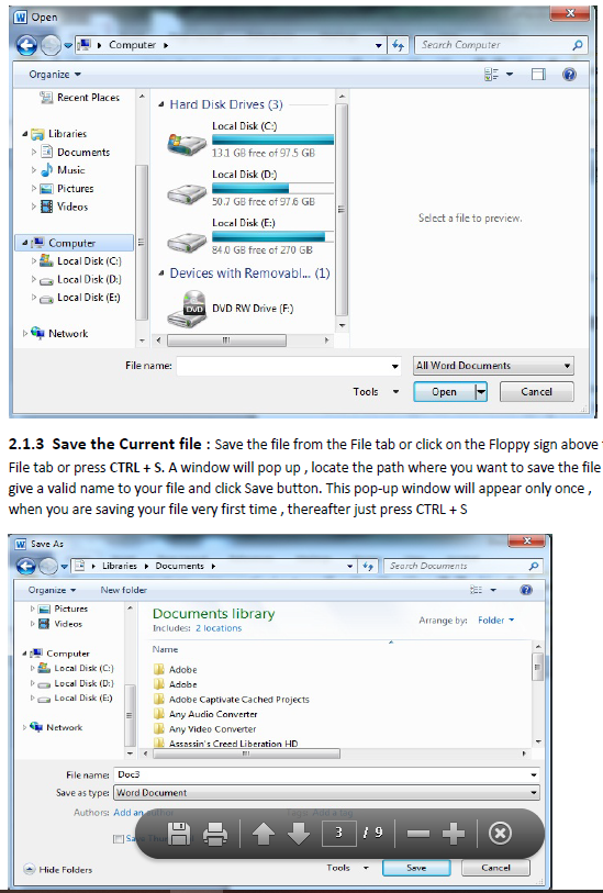 Cbse Class 4 Computer Science Word Processor Notes